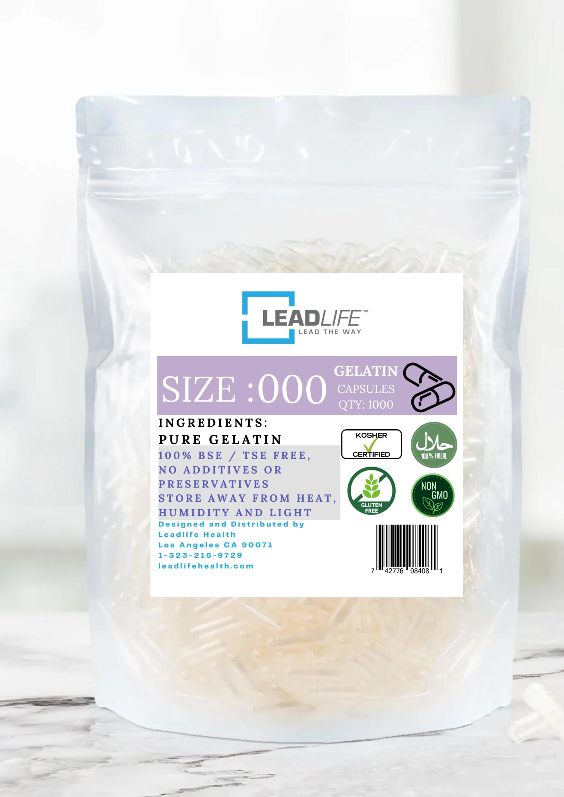 clear capsules for easy filling