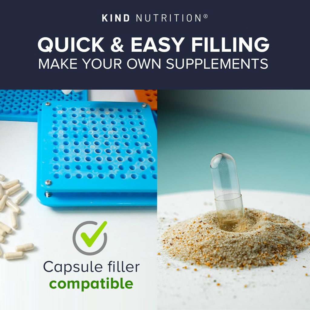 clear capsules for easy supplement blending