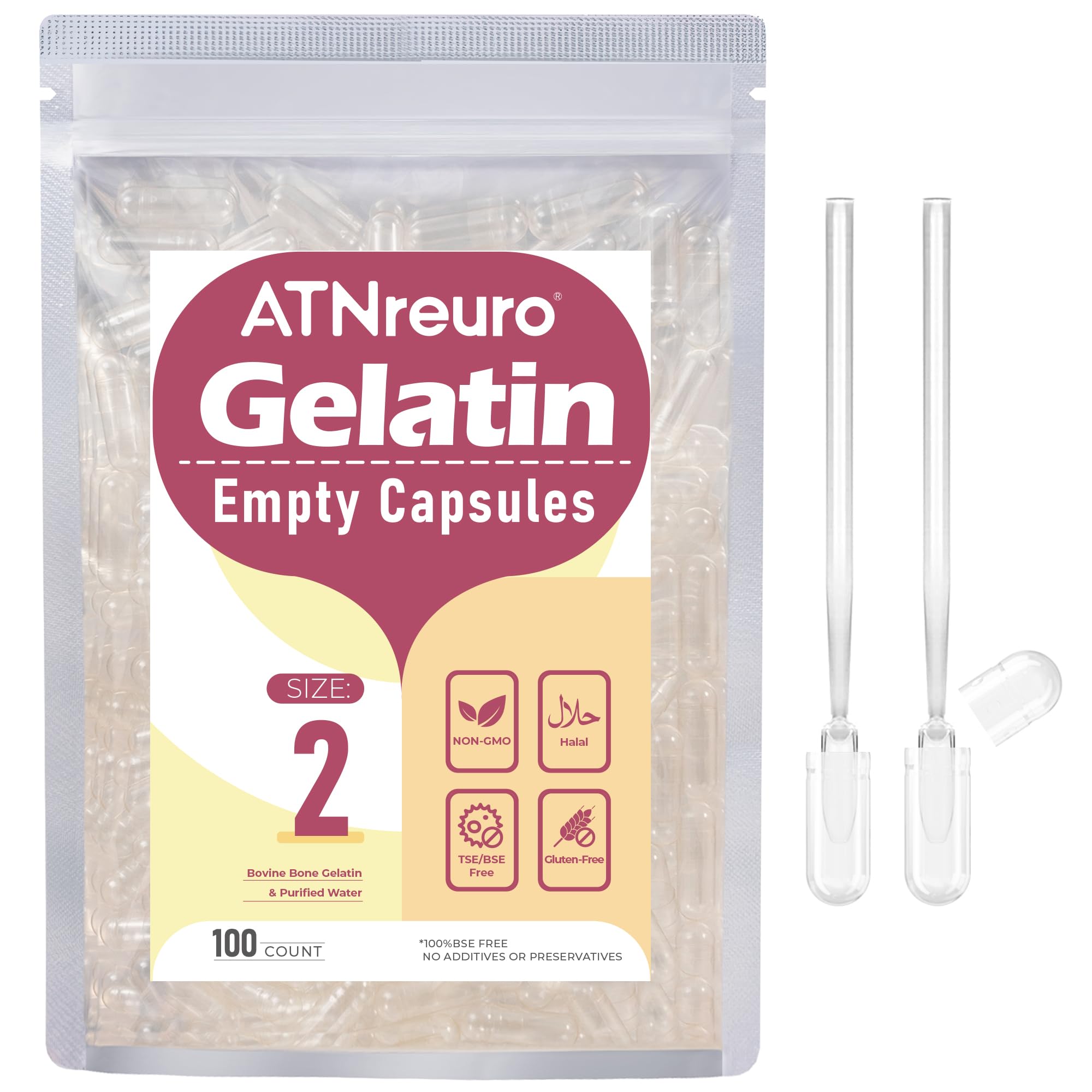 clear capsules for vitamins