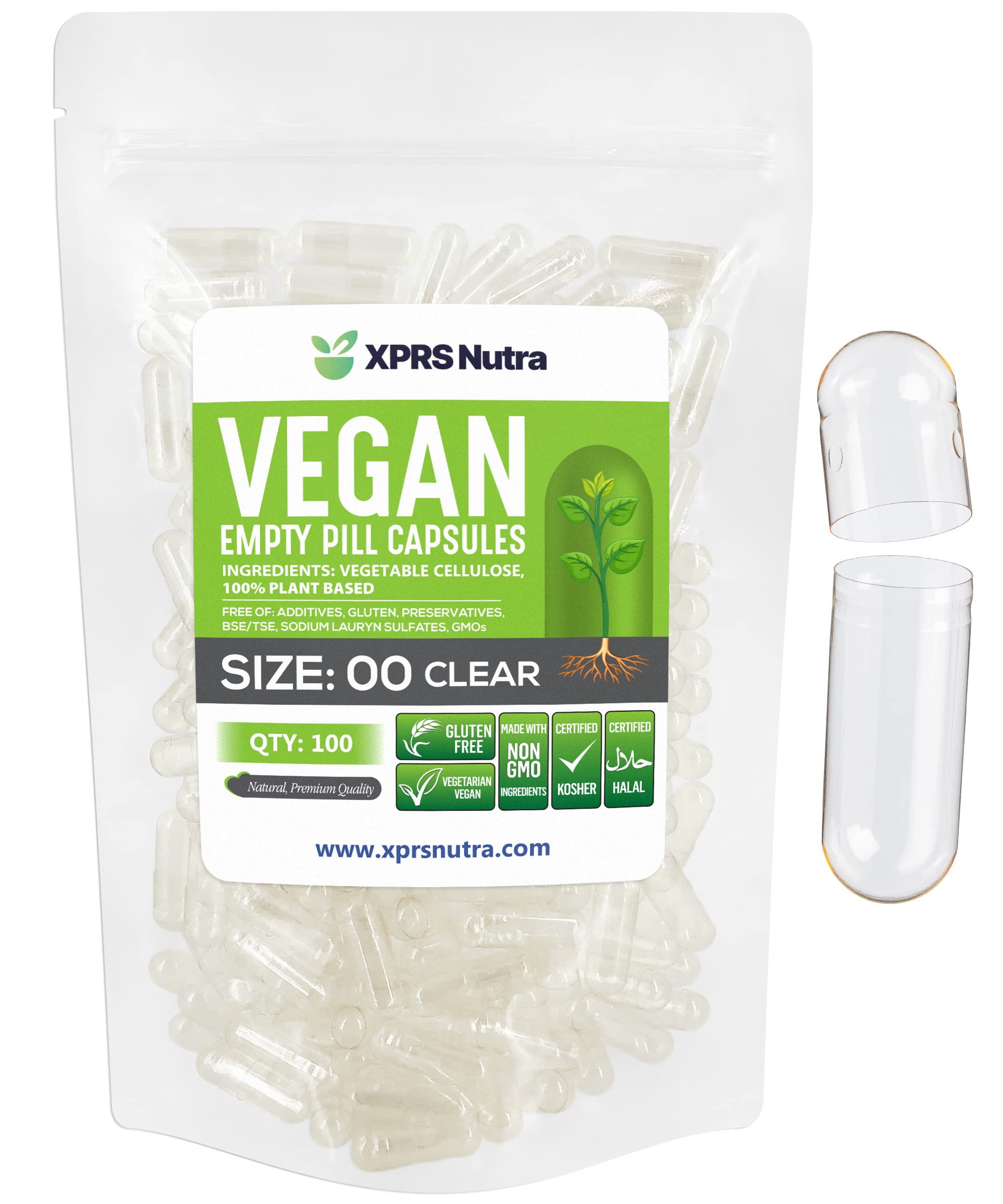 clear empty capsules for supplements