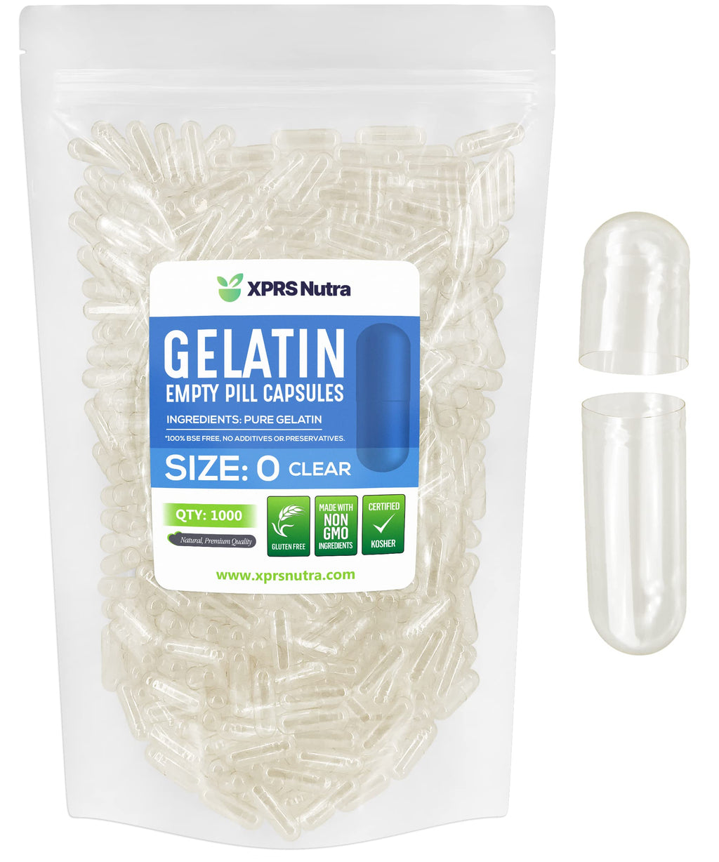 clear empty capsules for supplements