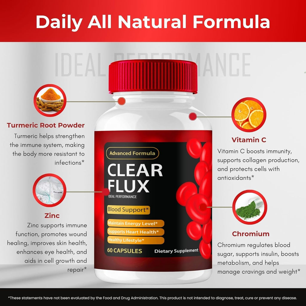 Clear Flux multivitamins for busy lifestyles