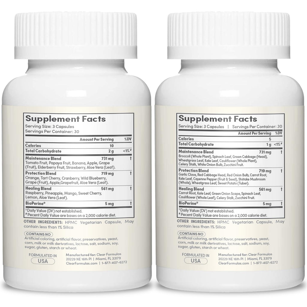 Clear Formulas multivitamins for health