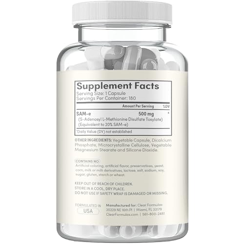 Clear Formulas SAM-e for wellness