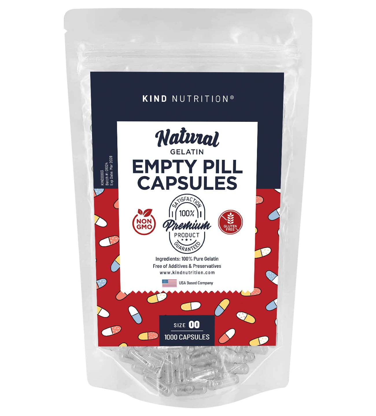 clear gelatin capsules for supplements