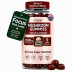 Clear Lion's Mane gummies for focus
