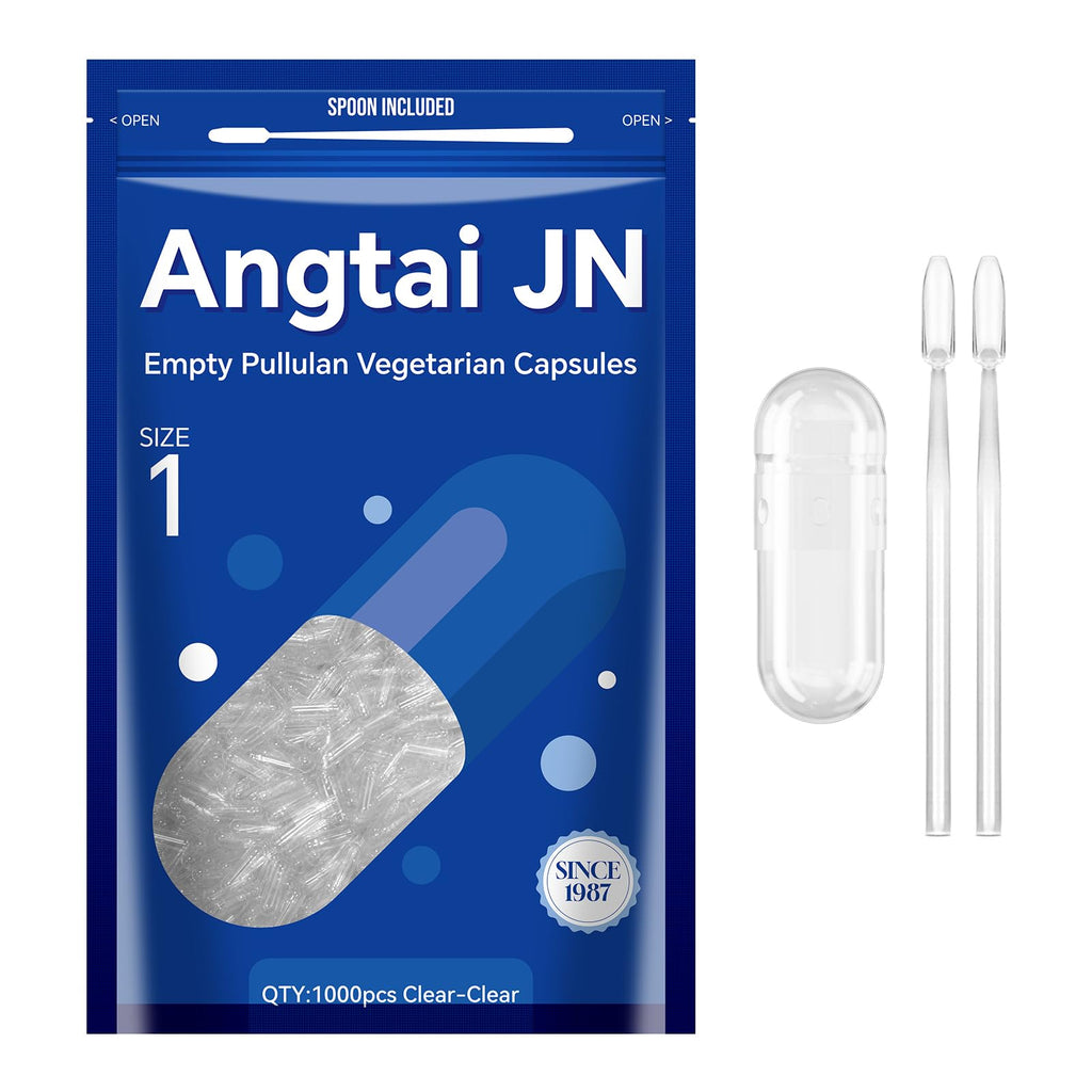 clear plant-based pullulan capsules