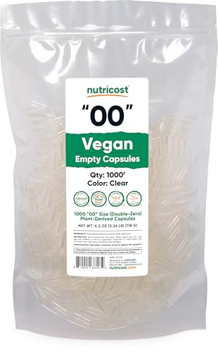 clear plant-based vitamin capsules