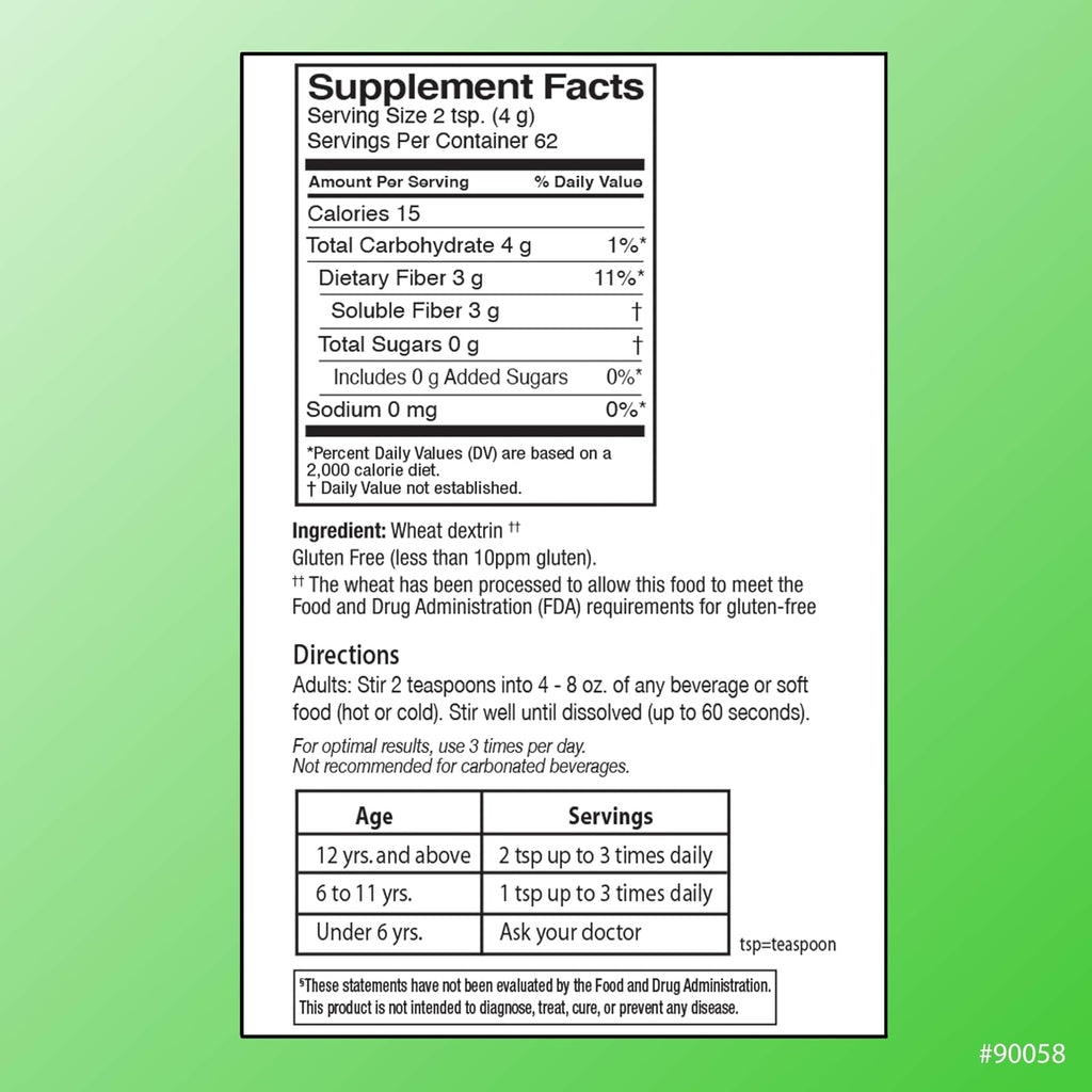 clear prebiotic supplement for digestion