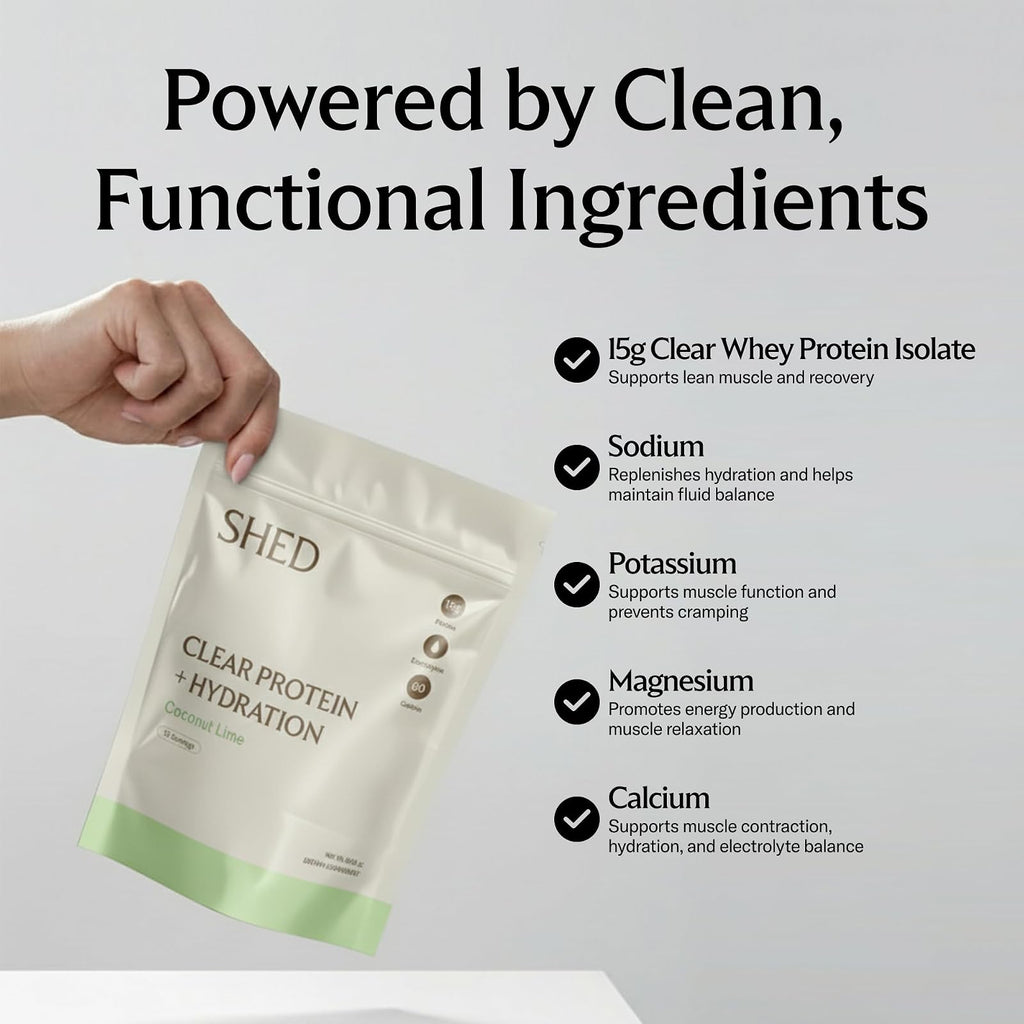Clear protein for hydration support
