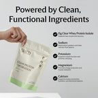 Clear protein for hydration support