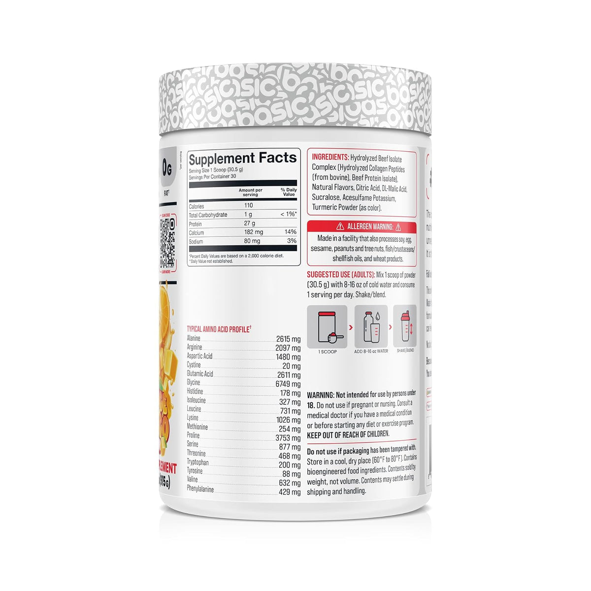 Clear protein powder for muscle recovery