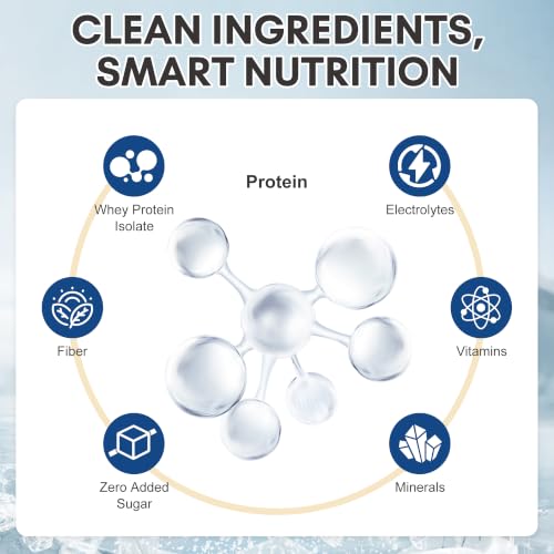 Clear protein powder with natural flavours
