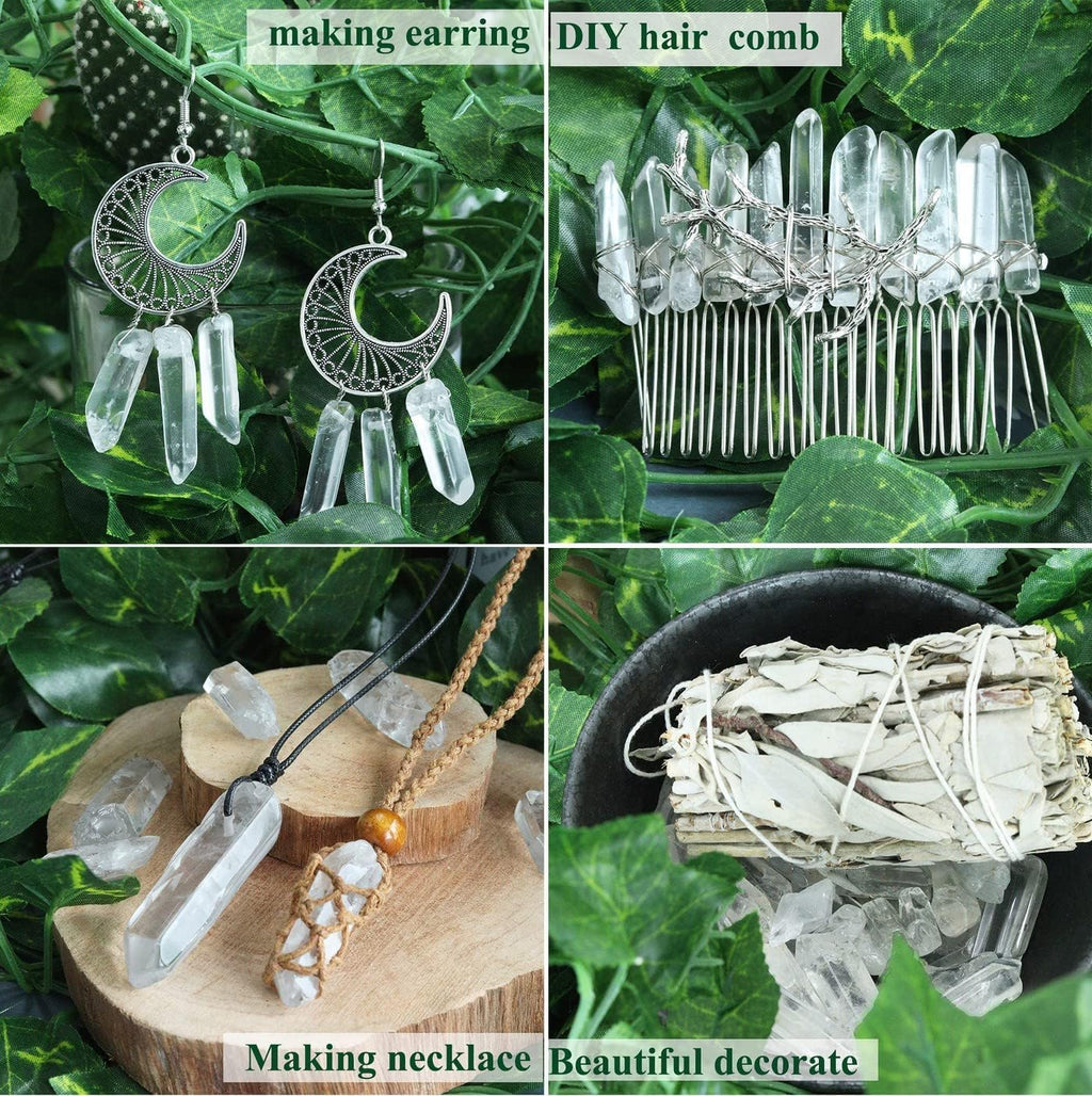 clear quartz crystal for home decor
