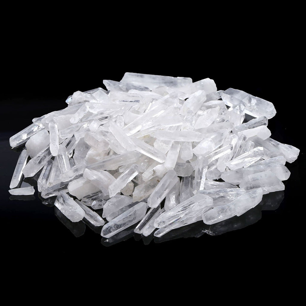 clear quartz crystal for meditation