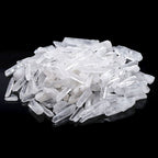 clear quartz crystal for meditation