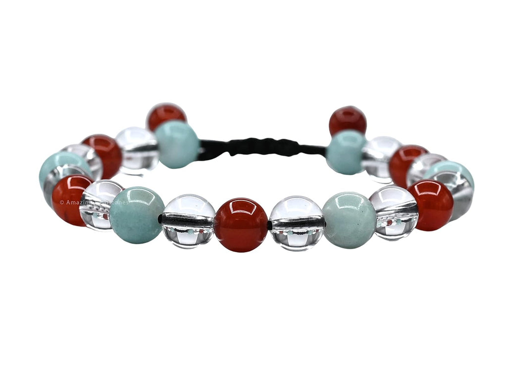 clear quartz manifestation bracelet