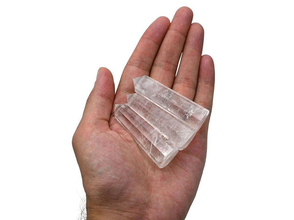 clear quartz tower for meditation