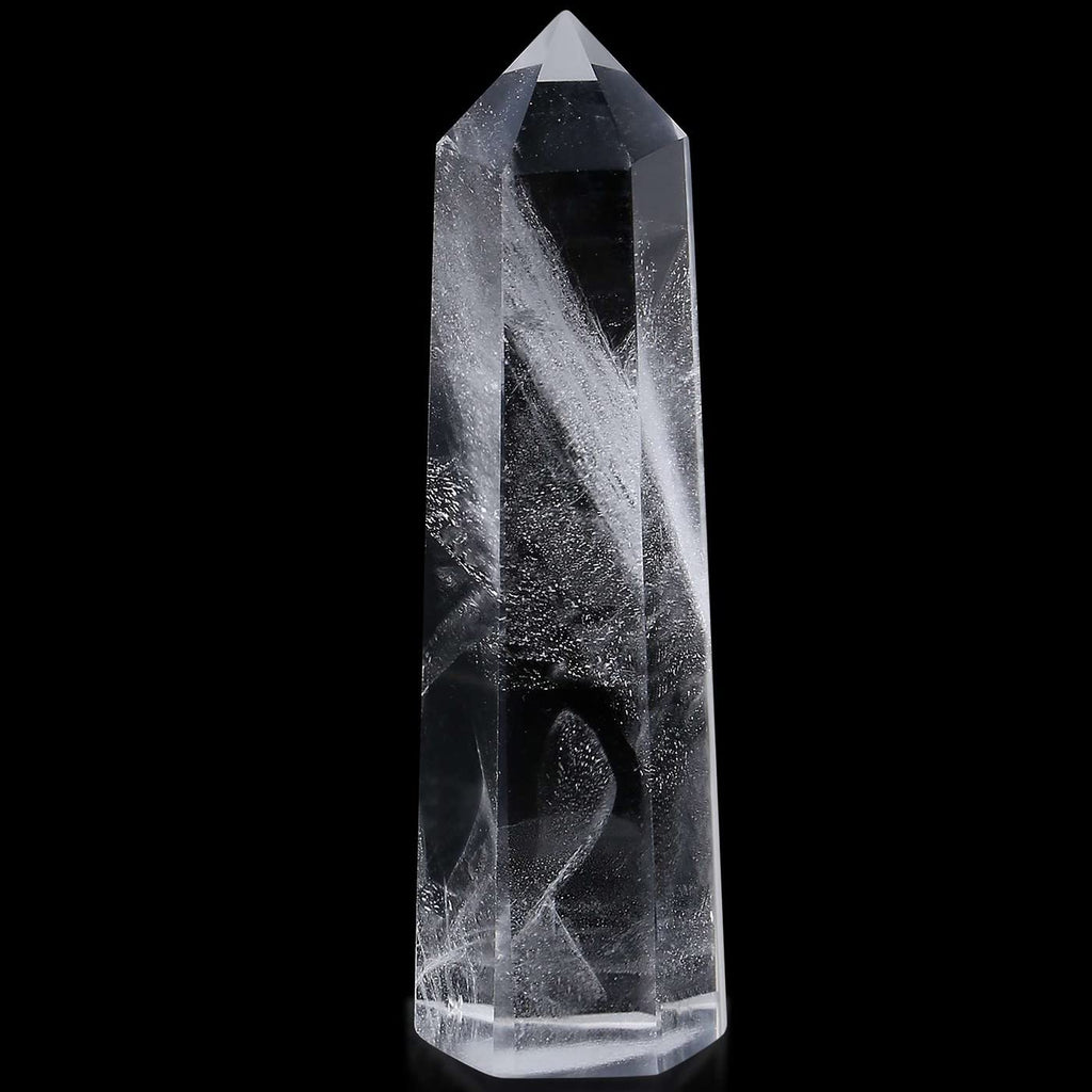 clear quartz wand for energy balance