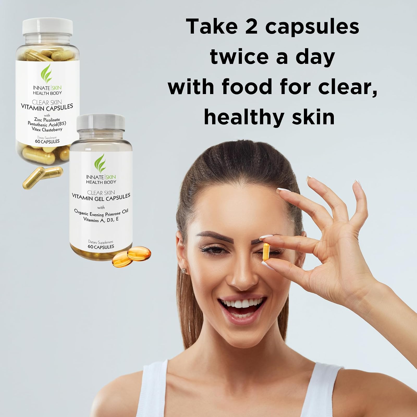 Clear Skin gummy multivitamin for taste