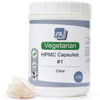 clear vegan empty capsules for supplements