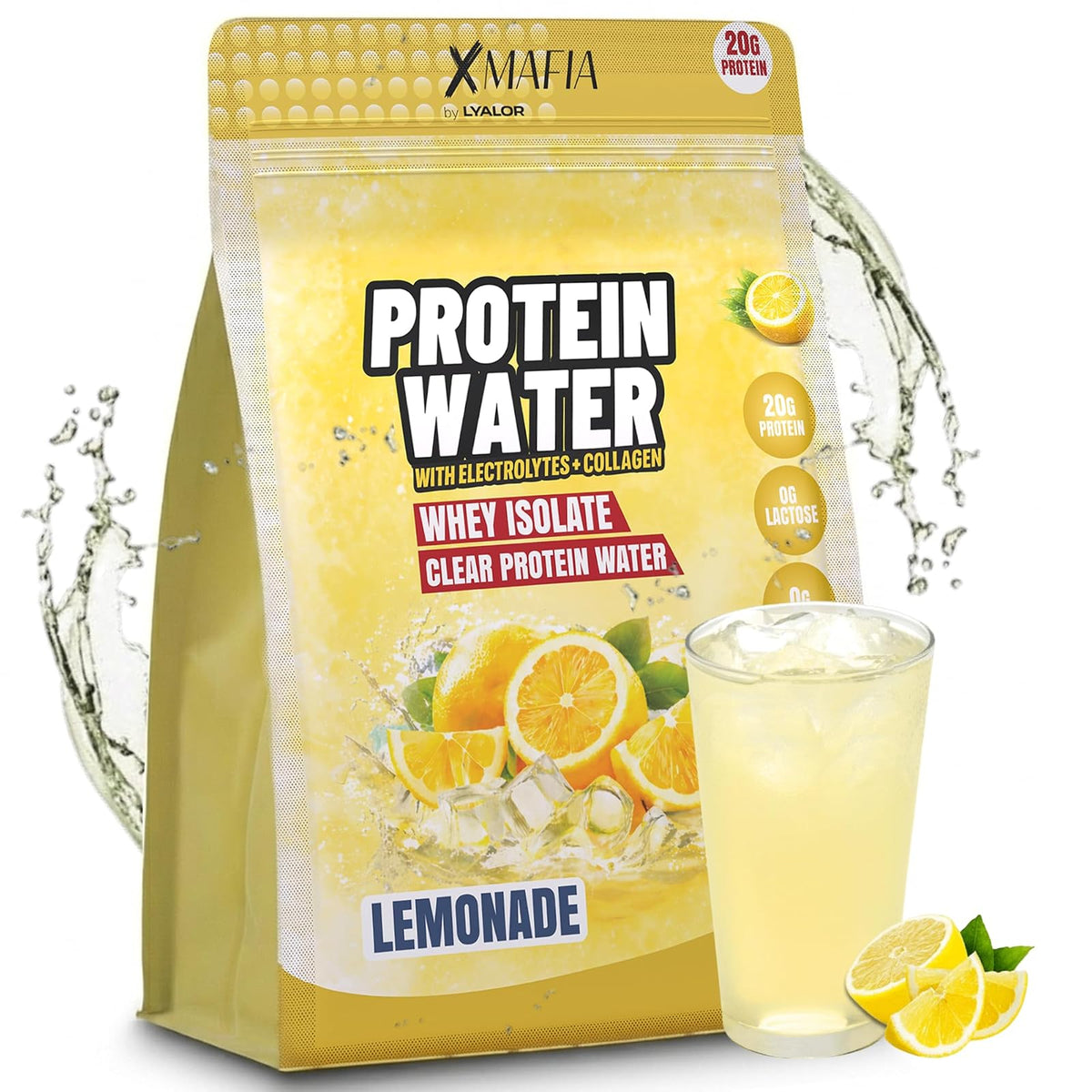 Clear whey isolate protein lemonade flavour