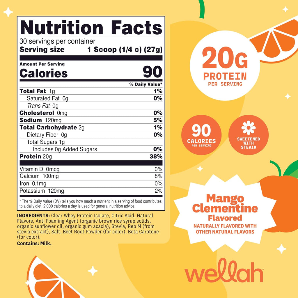 Clear whey protein for muscle recovery