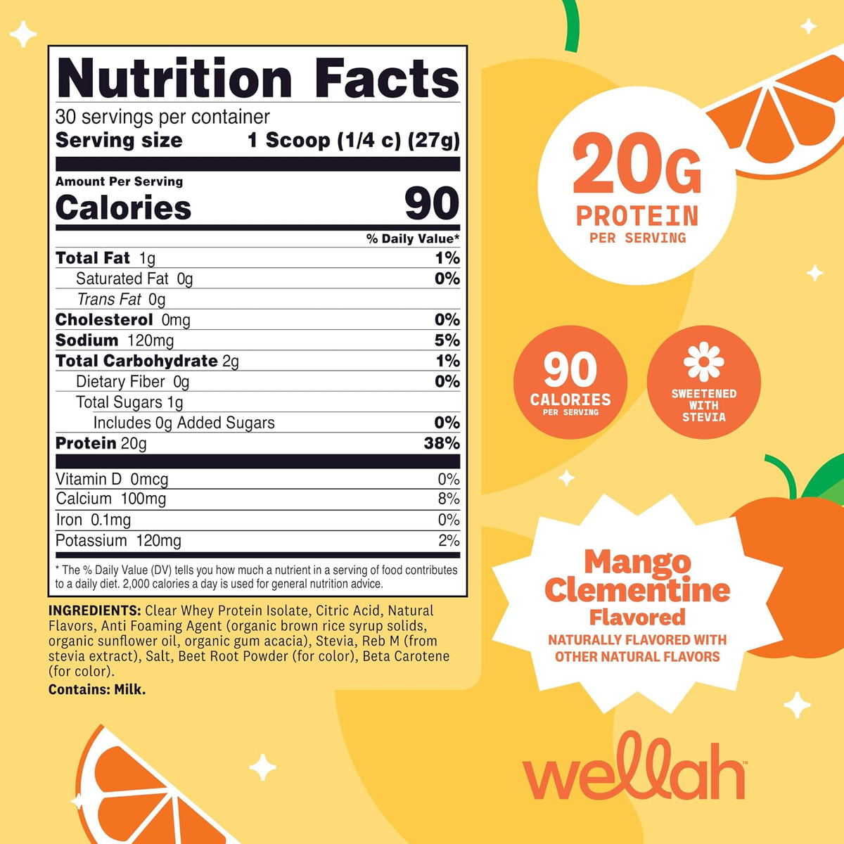 Clear whey protein for muscle recovery