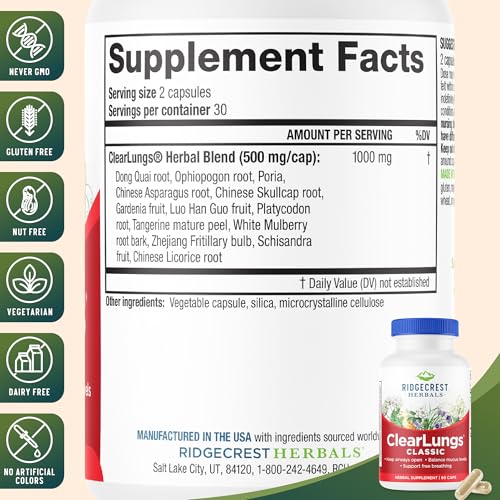 ClearLungs classic formula for better breathing