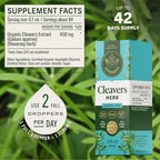 cleavers drops for detox support