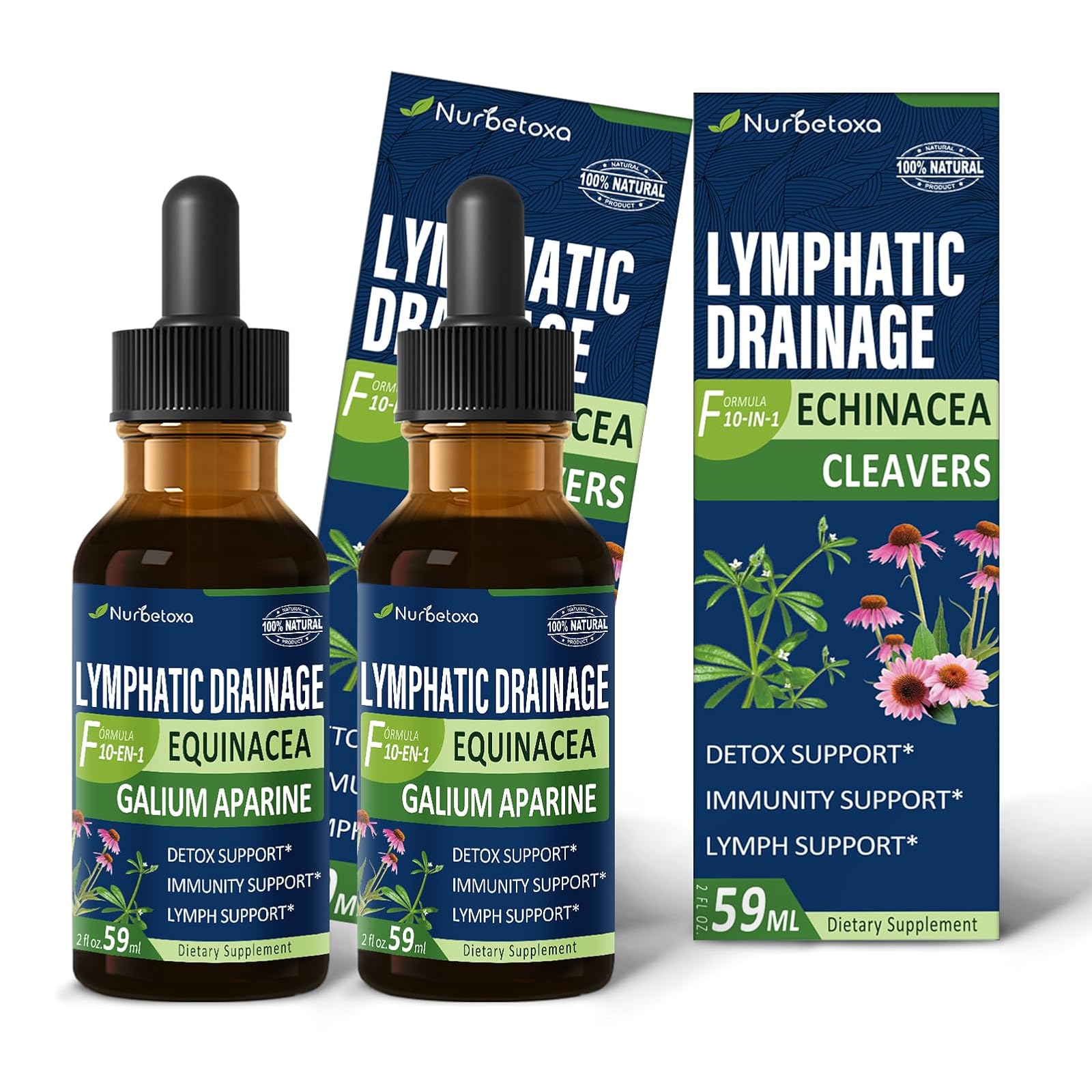 cleavers echinacea lymphatic support drops