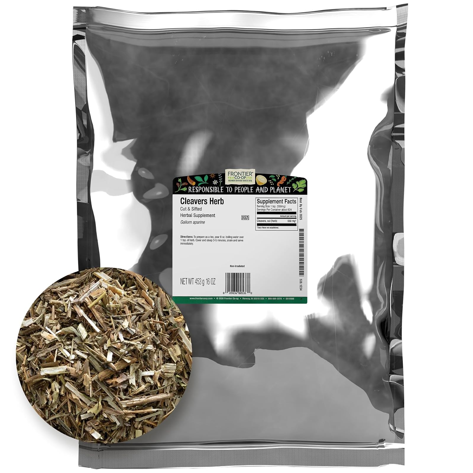 cleavers herb for herbal tea