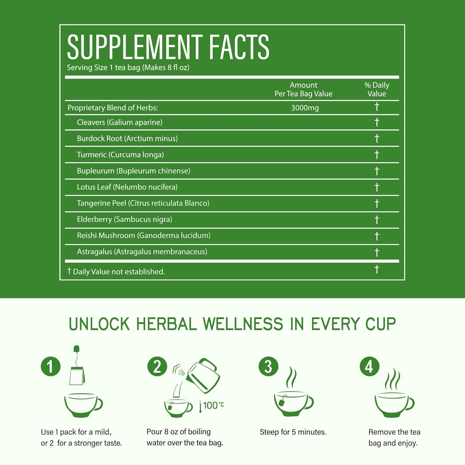 cleavers herb tea for relaxation