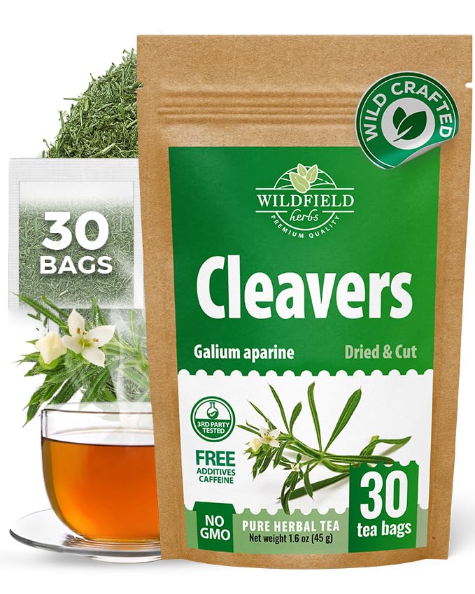 cleavers herbal tea for detox