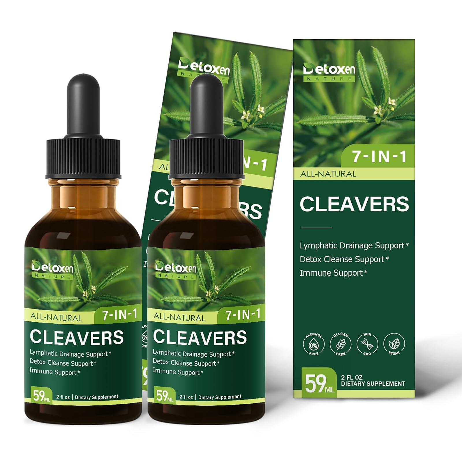 cleavers lymphatic drainage detox tea