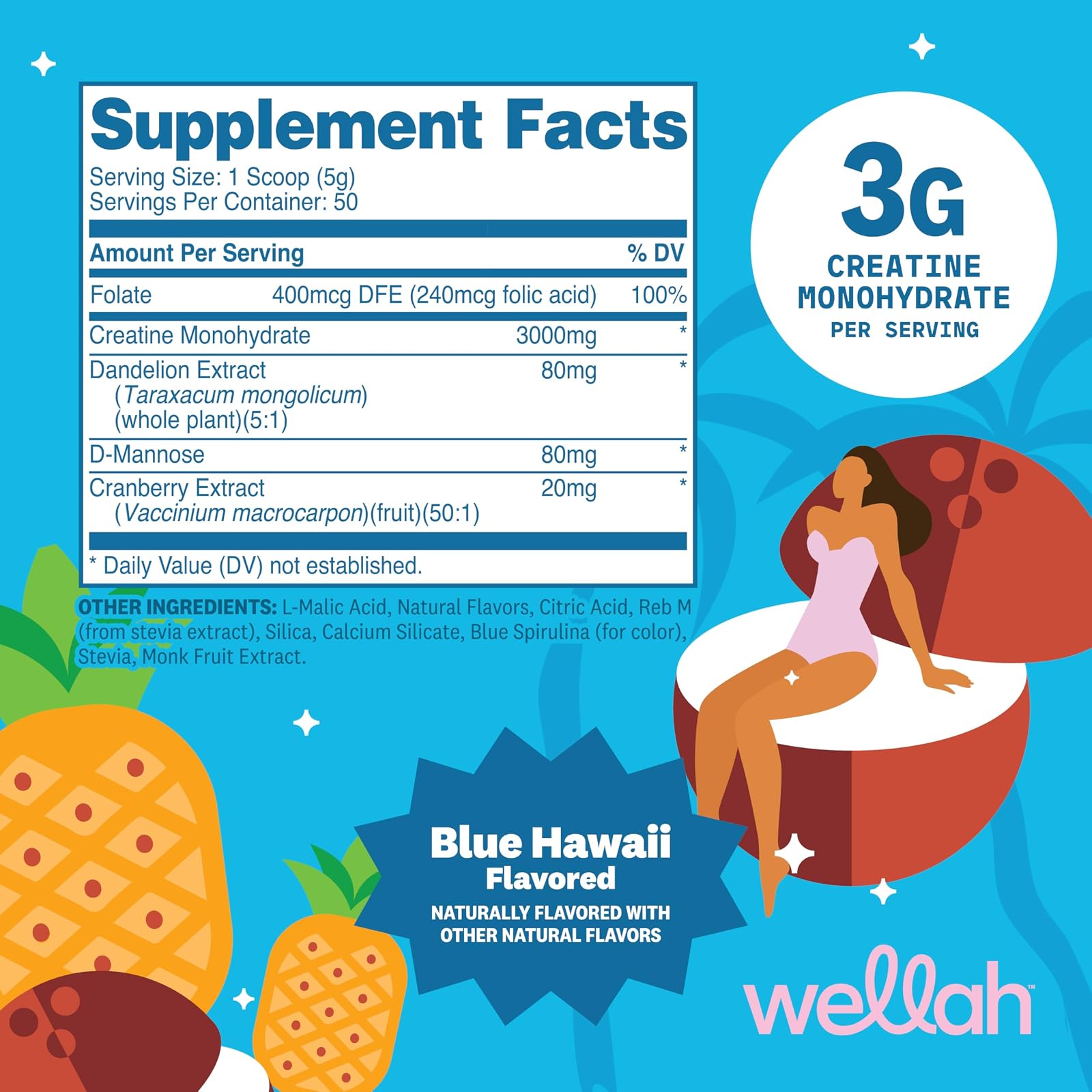 Clementine peach creatine monohydrate