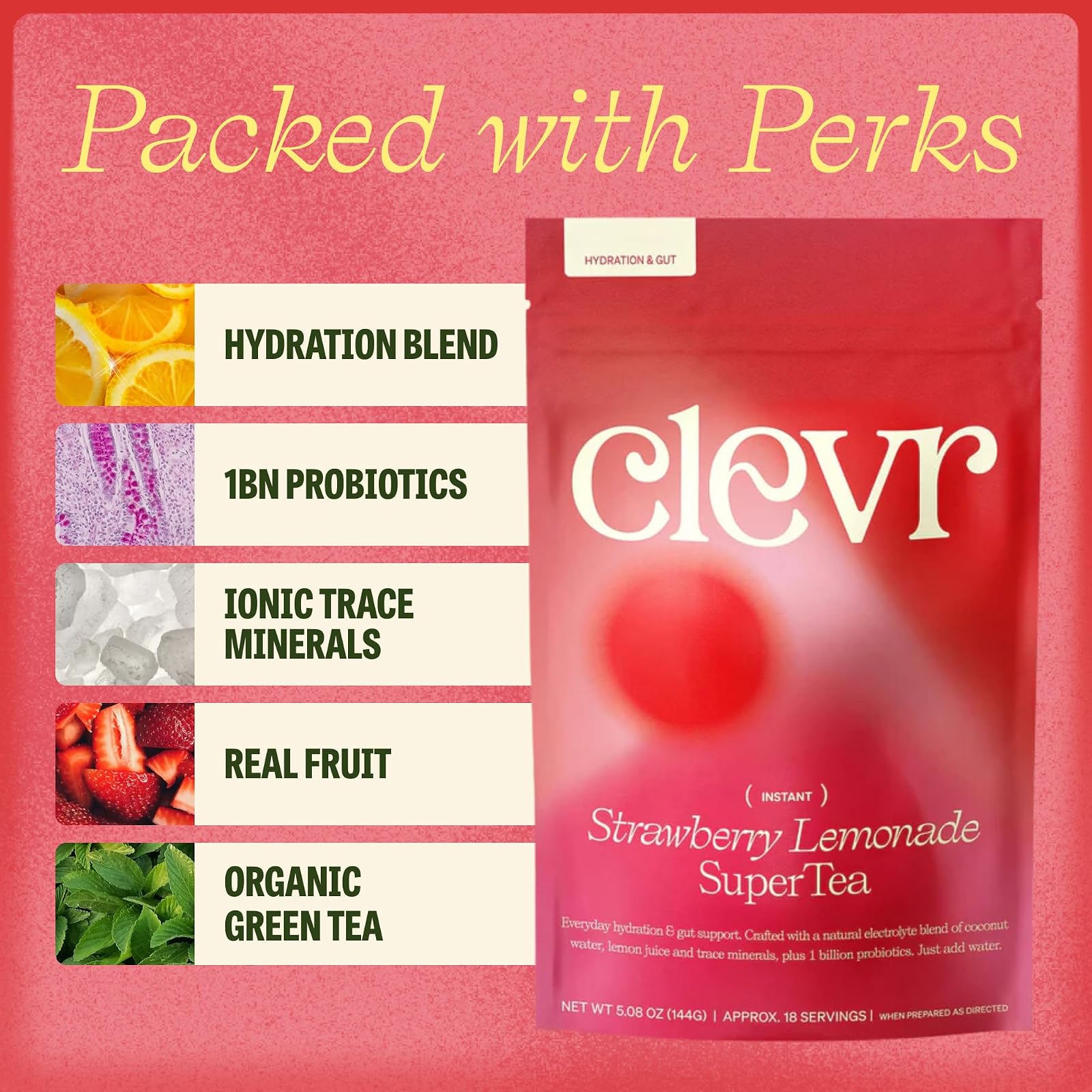 Clevr drink mix for active lifestyles