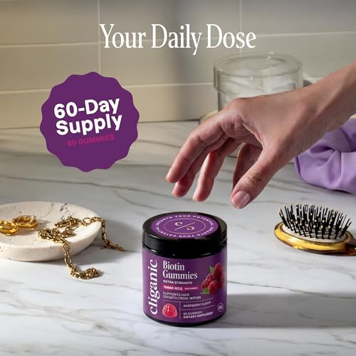Cliganic biotin gummies support healthy skin