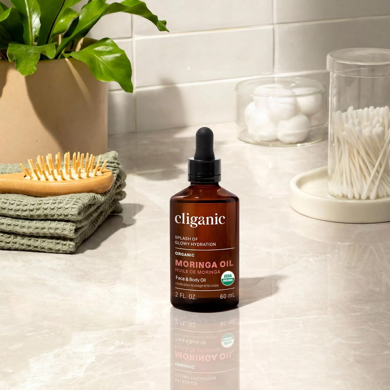 Cliganic moringa oil for wellness