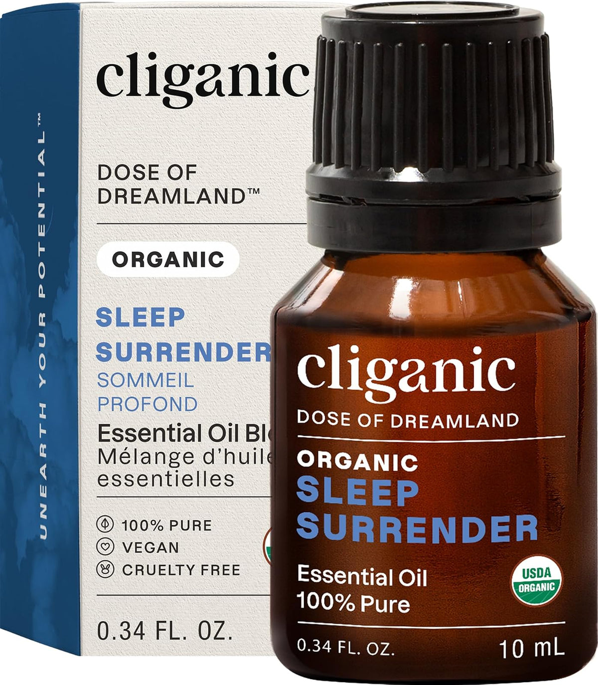 Cliganic sleep surrender essential oil blend