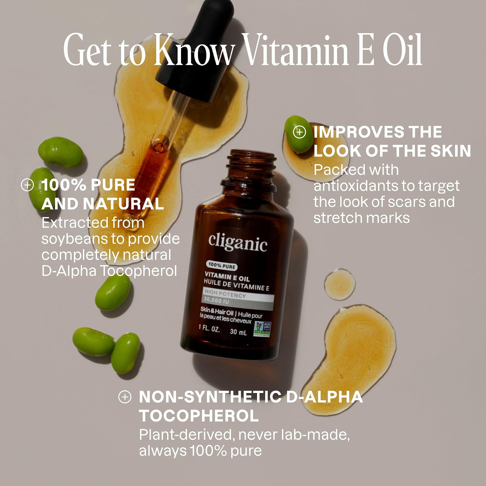 Cliganic Vitamin E oil benefits