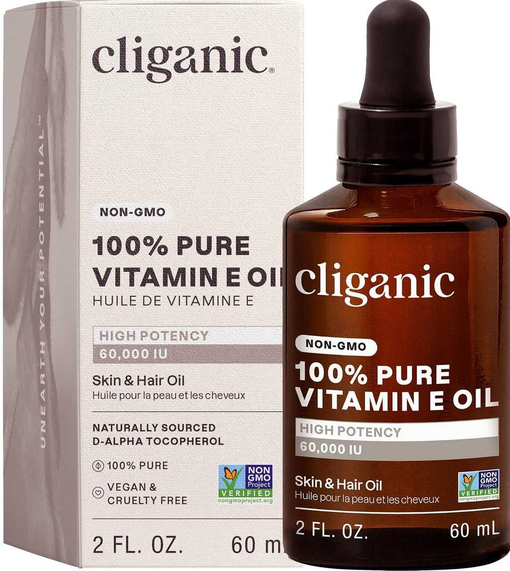 Cliganic Vitamin E oil for skin support