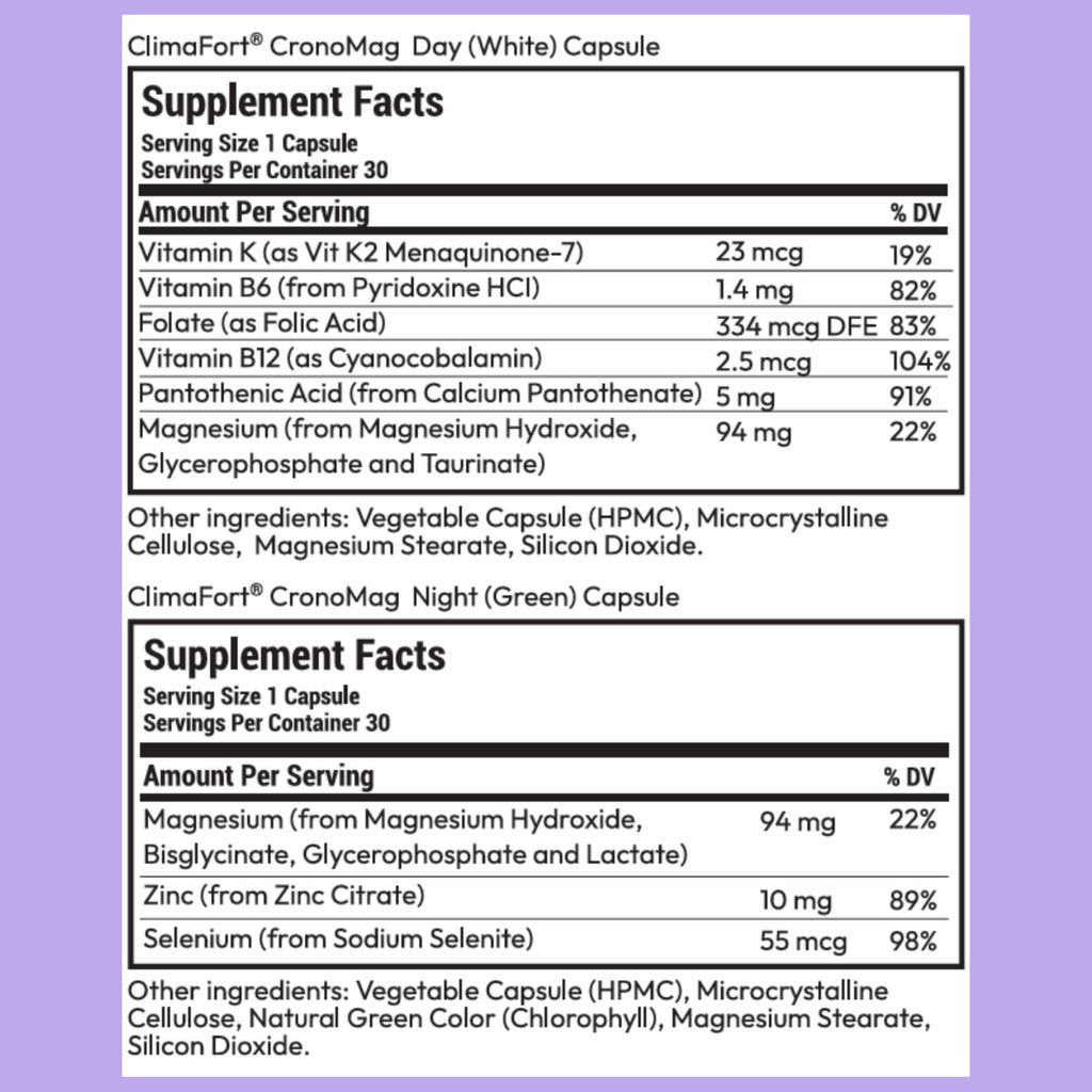 ClimaFort CronoMag magnesium for daily vitality