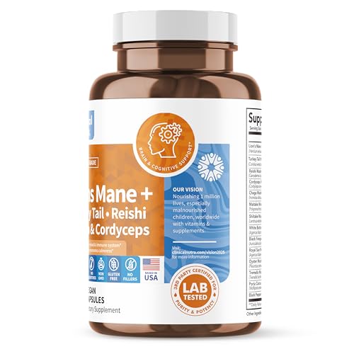 clinical nutra mushrooms for daily wellness