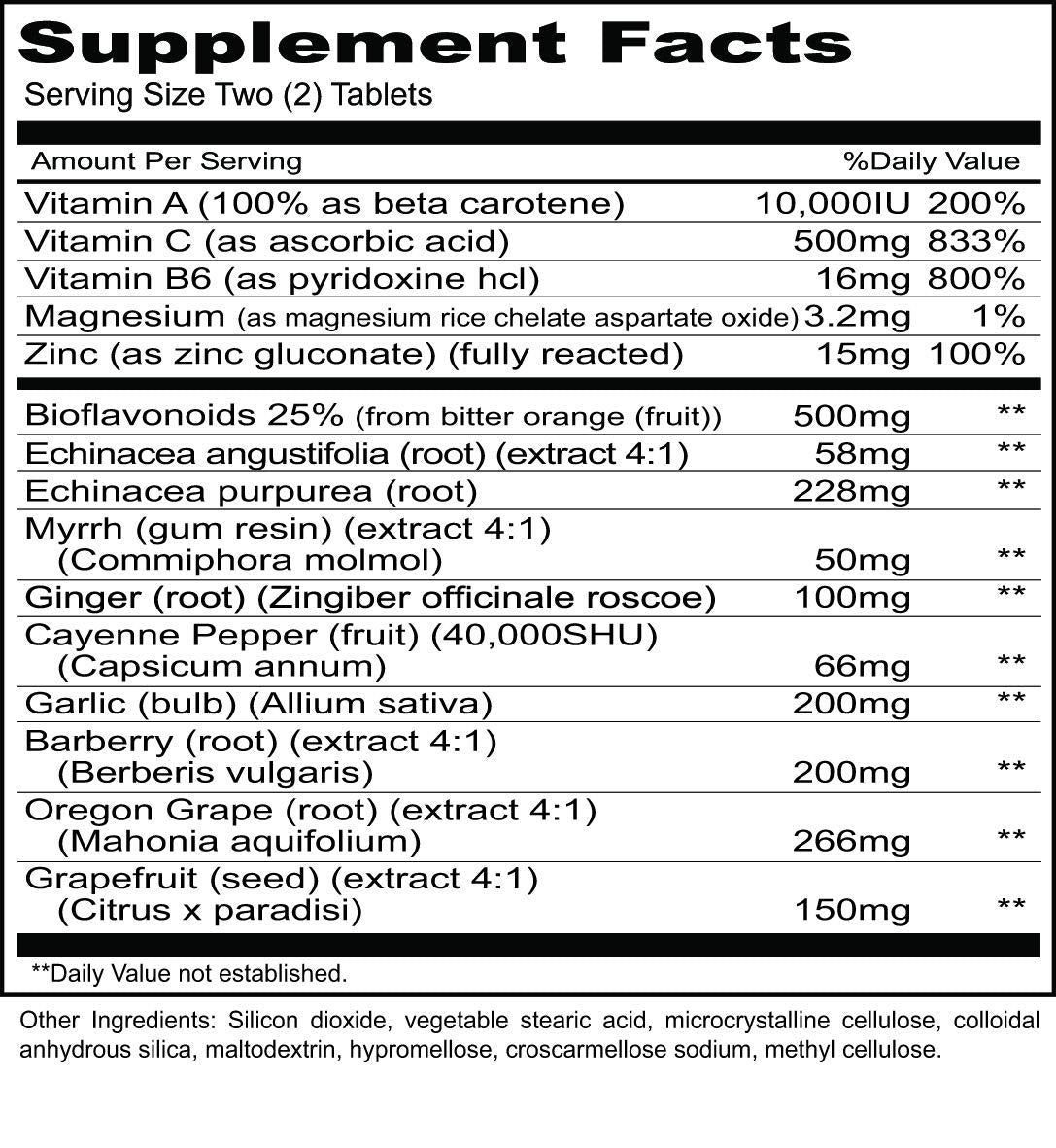clinical strength immune system vitamins