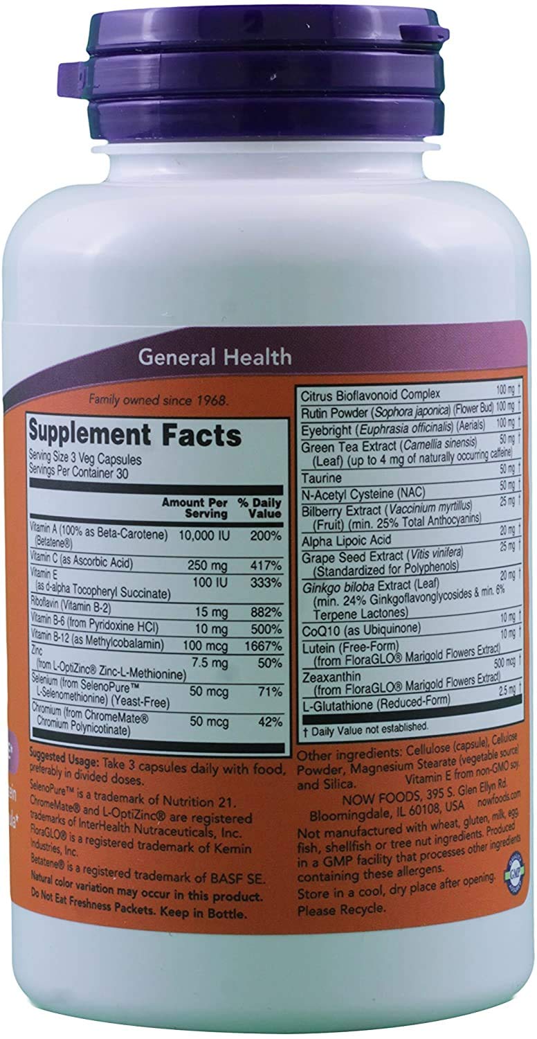 Clinical strength multivitamins for vision support