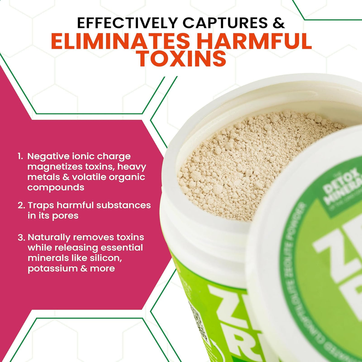 Clinoptilolite detox powder health benefits