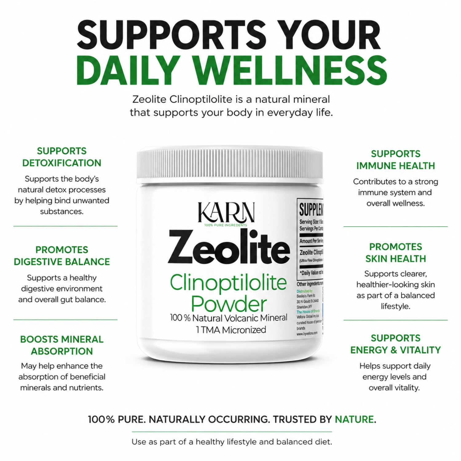 clinoptilolite powder for healthy living