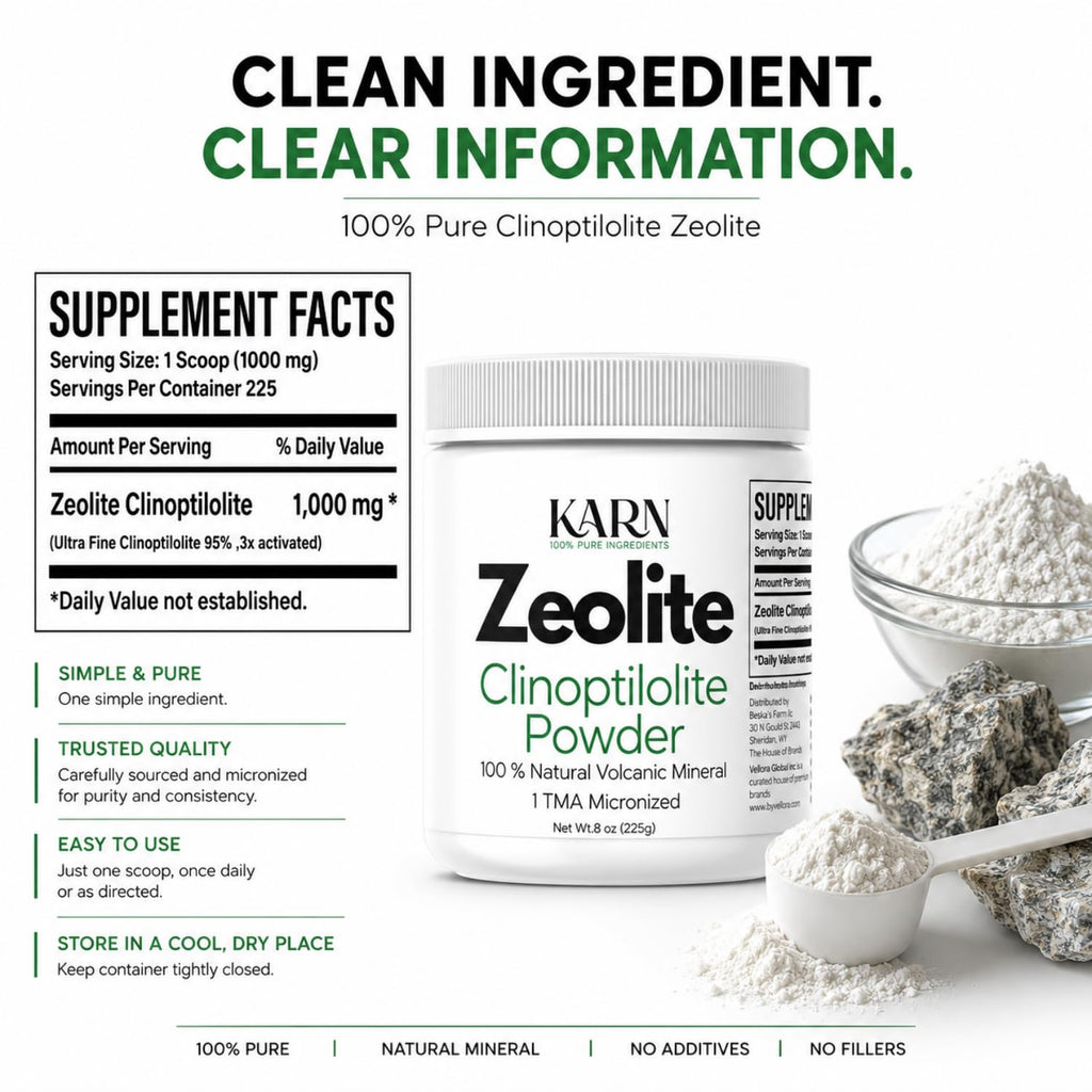 clinoptilolite powder for weight management