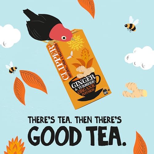 Clipper ginger tea for vitality